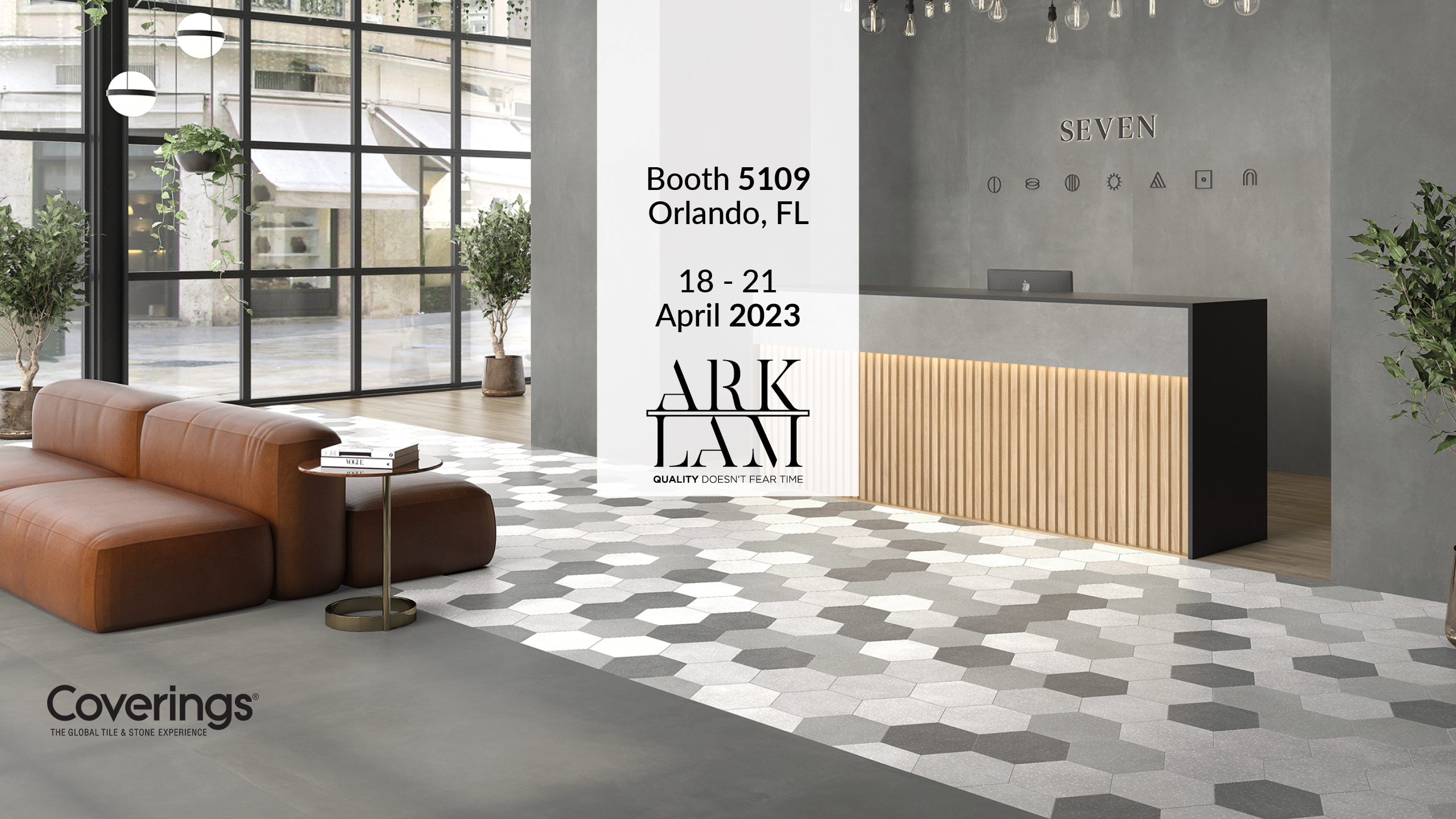 Arklam lands in the USA in the new edition of Coverings 2023 - Arklam