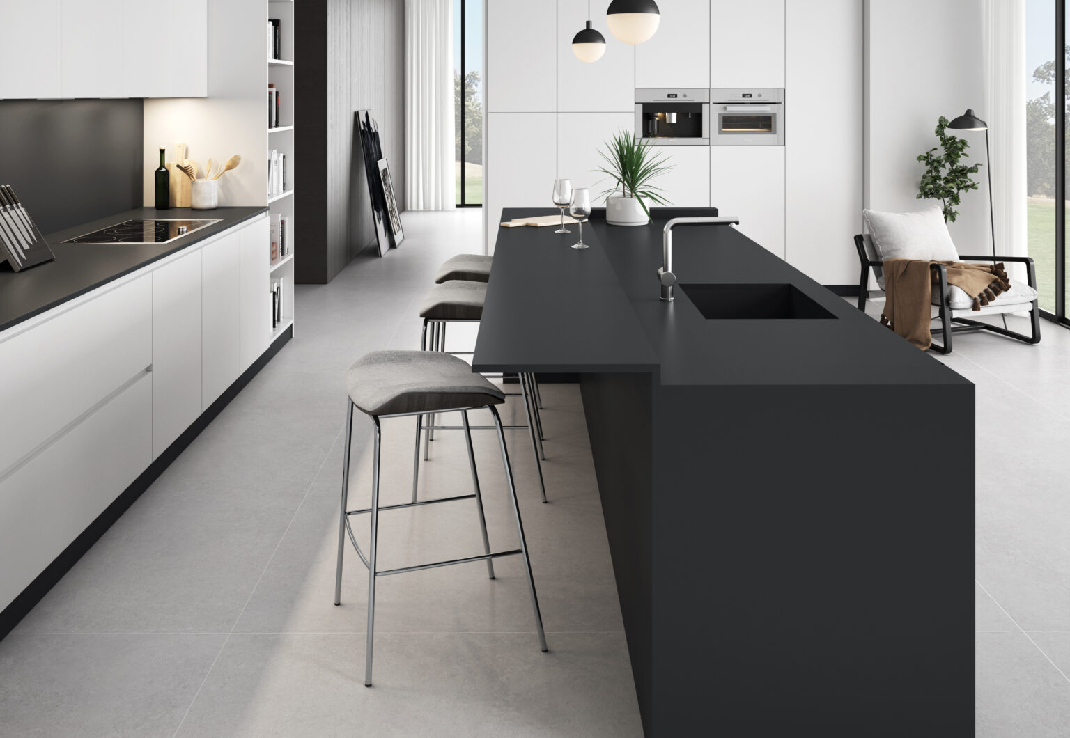 Minimalist kitchens: The elegance of Arklam sintered mass pieces - Arklam